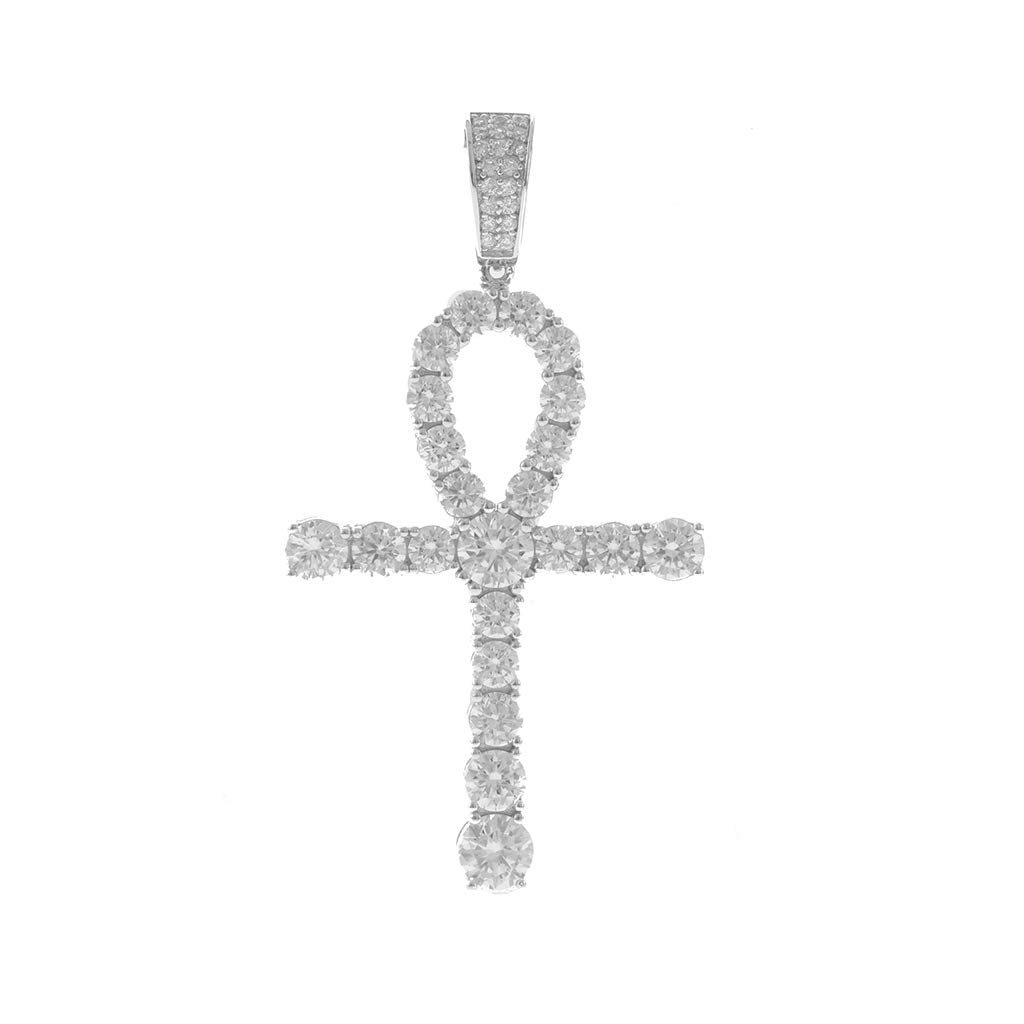 Bling Bling NY Unisex 1 Row Tennis Necklace/Bracelet Silver Finish Lab Created Diamonds 4MM Iced Out Solitaires Tennis Chain 16-30 inches Bracelet 6.5-9 inches