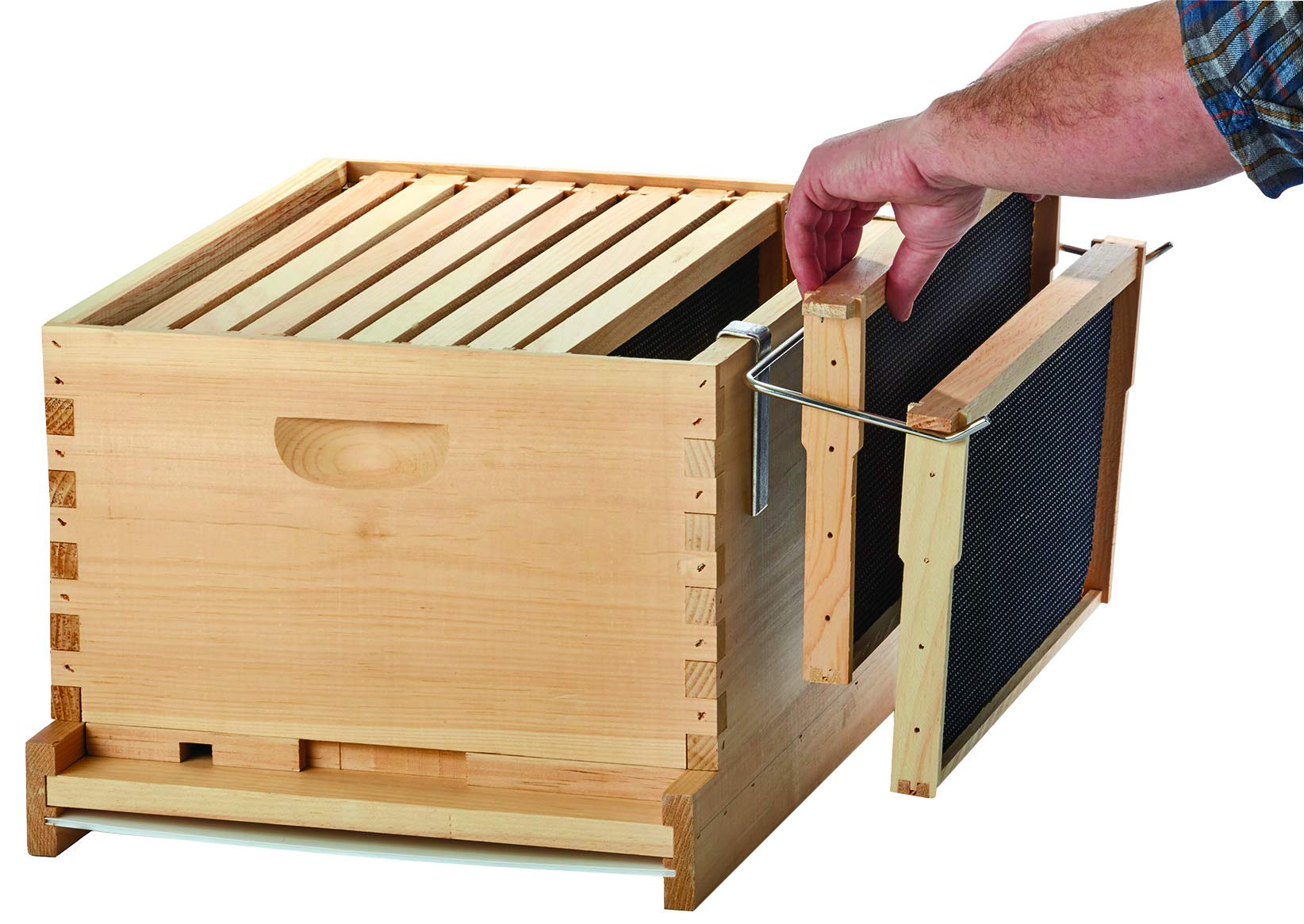 Little Giant® Metal Bee Frame Holder | Attachable Beehive Frame Rest for Beekeeping | Hive Rest | Hive Frame Holder | Beekeeping Supplies