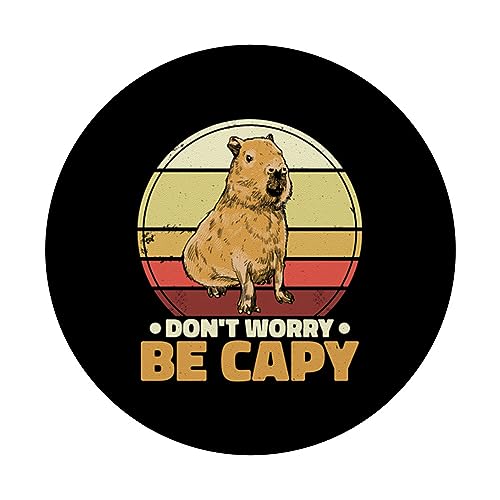 Don't Worry Be Capy Capybara PopSockets Standard PopGrip
