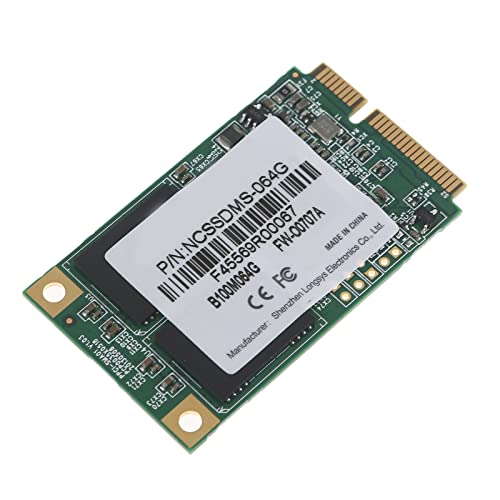 bibididi Ssd Msata 64Gb Internal Solid State Drive High Performance HDD Hard Drive 2Tb for Desktop Laptop Sata3 6Gb/S Mini Piece,64Gb