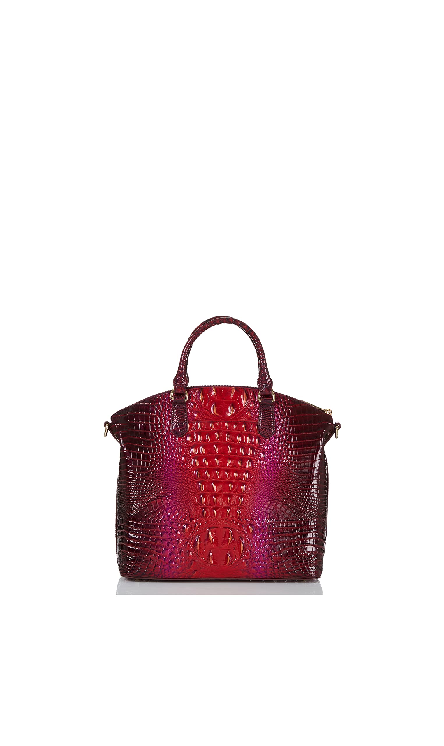 BRAHMIN Ruby Ombre Melbourne Large Duxbury Satchel