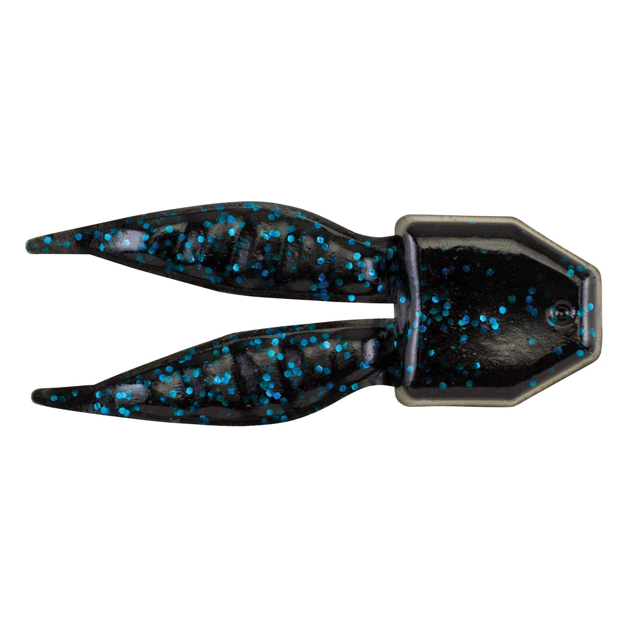Berkley 1483900 Powerbait Power Chunk Soft Bait, 3 1/4" Length, black Blue Fleck, Package of 6
