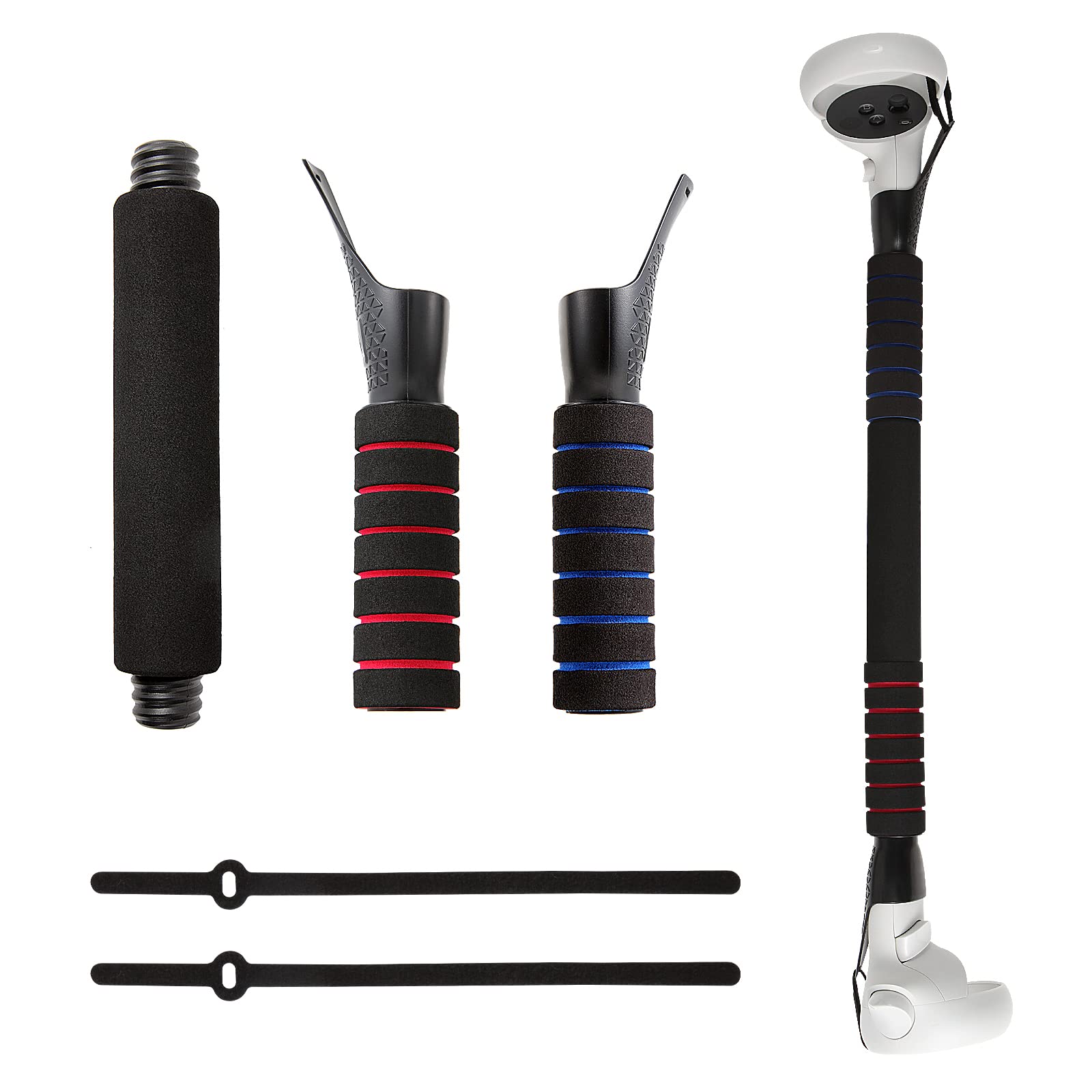Beat Saber Handles Accessories for Long Beat Saber Games,Long Stick Handle Extension Grips Stand Compatible with Oculus Quest,Quest 2 or Rift S Playing Beat Saber Games, Sturdy,Comfortable to Grip