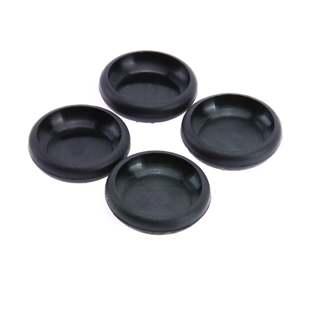 Replacement TPU Silicone Analog Controller Joystick Thumb Stick Grip Cap Cover for Nintendo Switch NS Joy-Con (Black)