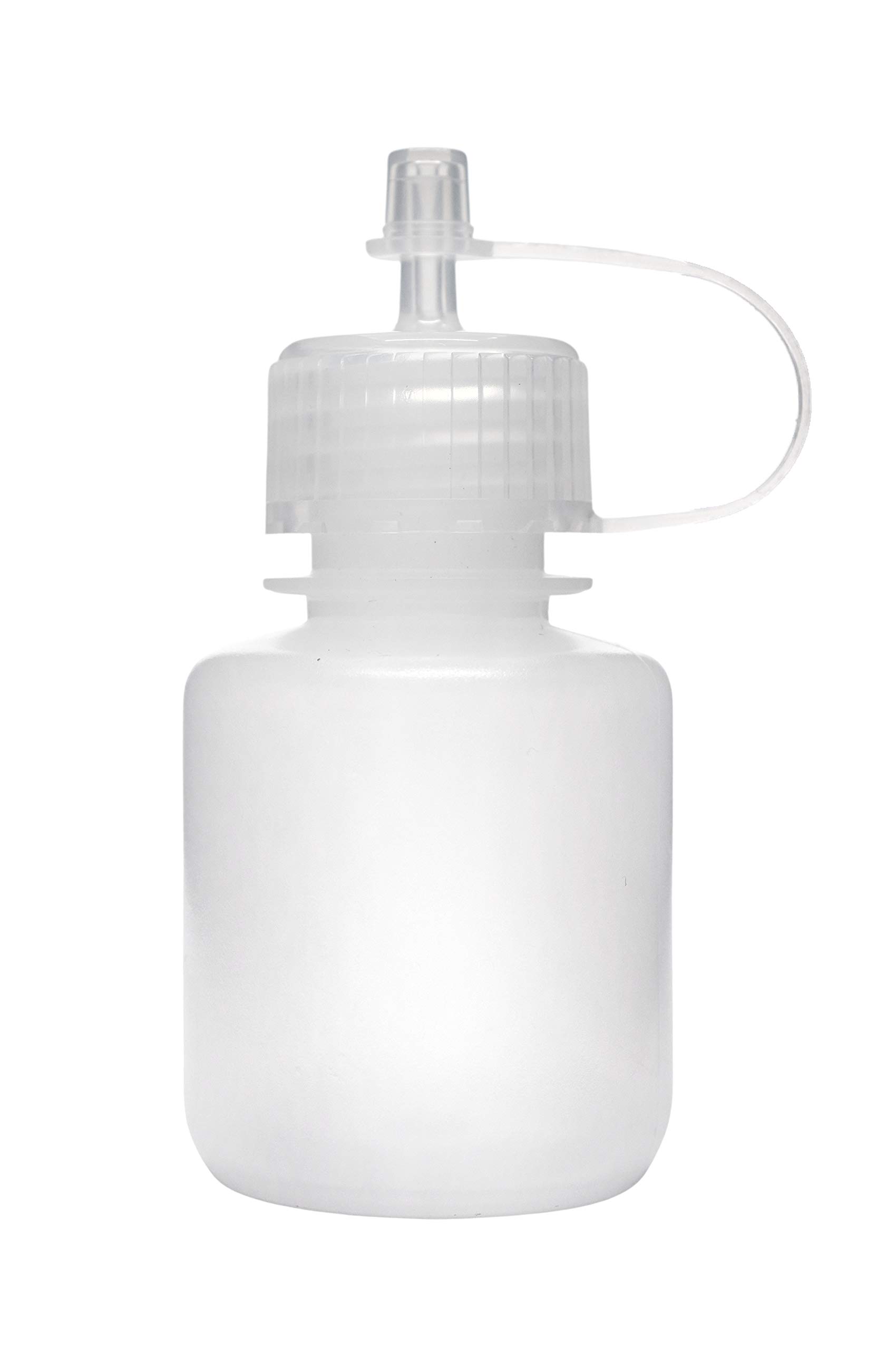 EISCO Dropping Bottle, 30ml - LDPE Plastic - Includes Screw Cap with Built-in Nozzle & Cover