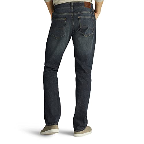 Lee Men's Extreme Motion Straight Taper Jean Maverick 34W x 32L