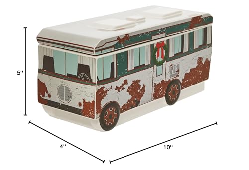 Department 56 National Lampoon's Christmas Vacation Cousin Eddie's RV Sculpted Canister Cookie Jar, 5 Inch, Multicolor
