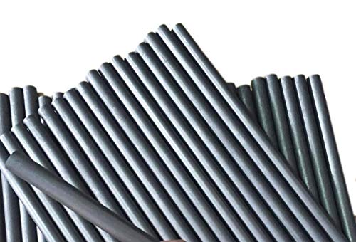 CGjiogujio 5pcs Dia. 4mm L 200mm 99.99% Graphite Electrode Cylinder Rod
