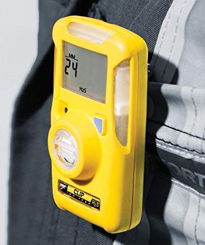 BW Technologies Corded Electric BWC2-H BW Clip Single Gas H2S Monitor, 10/15 (1 Pack)