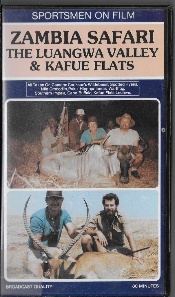 Zambia Safari The Luangwa Valley & Kafue Flats {VHS Video} 1988