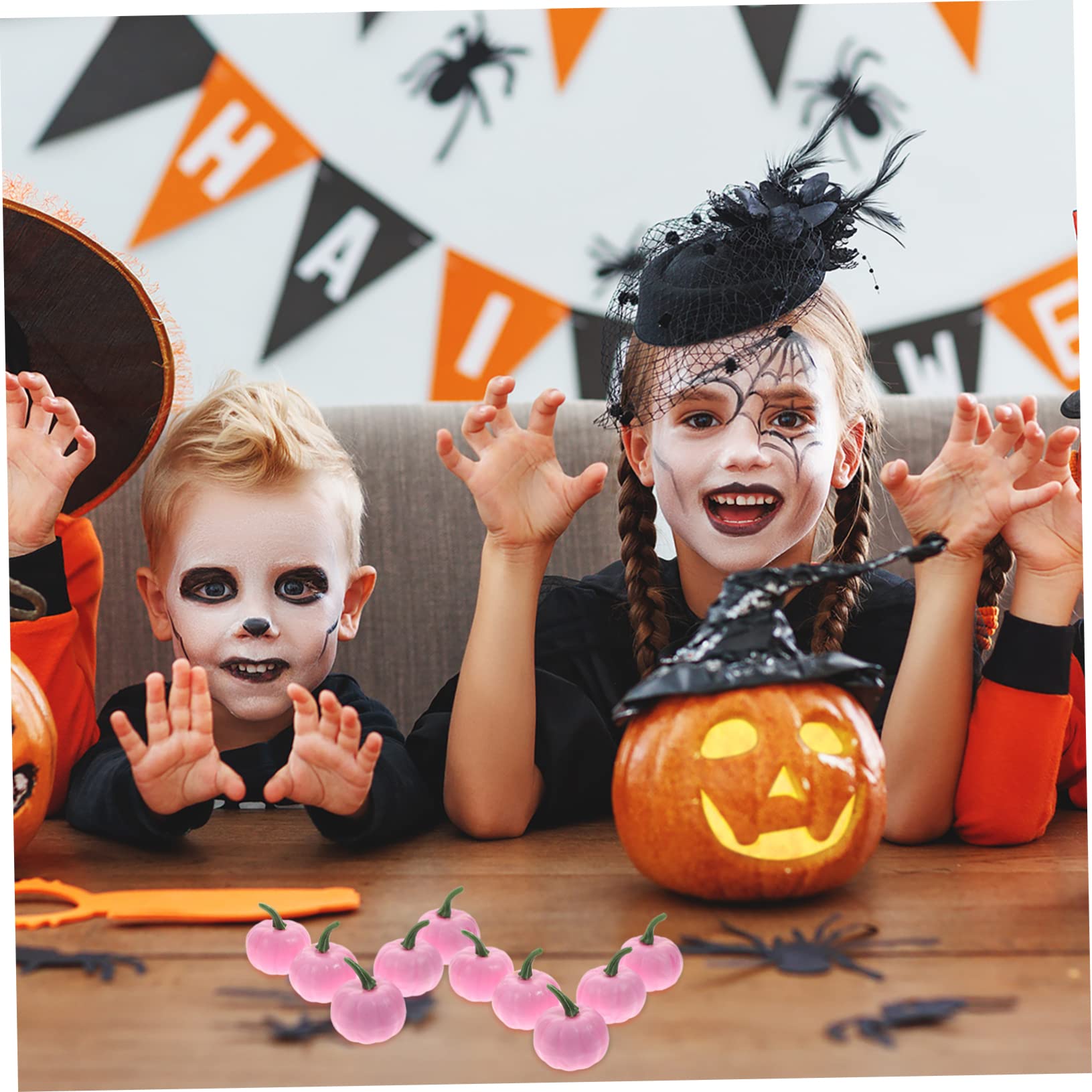BESTOYARD 36 Pcs Artificial Pumpkin Halloween Pumpkin Prop Halloween Centerpiece Simulation Pumpkin Decor Pumpkin Ornaments Halloween Pumpkin Decor Little Pumpkin Fake Pumpkin Foam