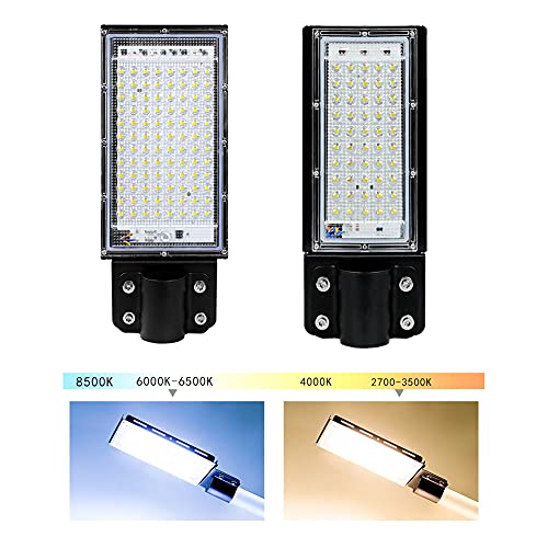 Nirelief Solar Street Light, 100w Led Waterproof Outdoor Security Lamp, Pathway Floodlight, Home Security Lighting for Garden Patio Veranda Yard, Warm White