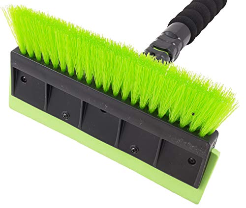 SubZero 14403 54" Snow Plow Snowbroom with Pivoting Head and Integrated Ice Scraper (Colors may vary)