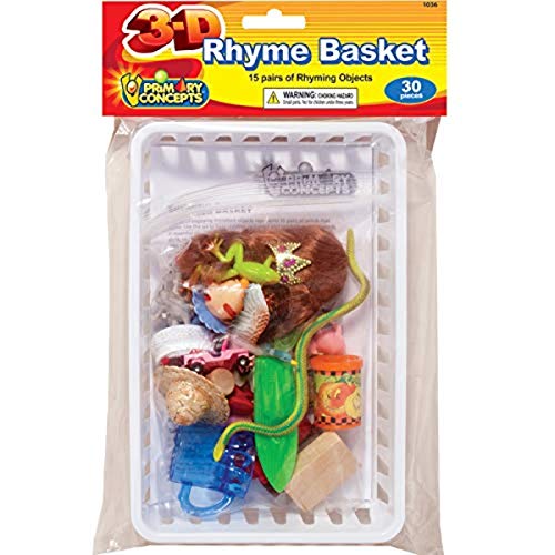 Primary Concepts 3-D Rhyme Basket Rhyming Objects (32 pcs.)