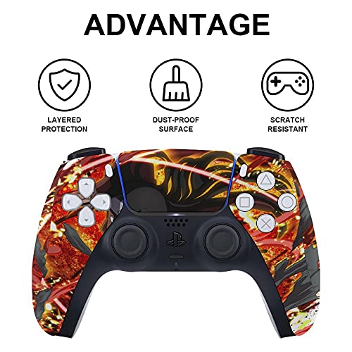 PlayStation 5 Digital edition version sticker protective cover, Naruto Senjumonama ps5 controller protective shell (compatible with ps5 Digital edition)