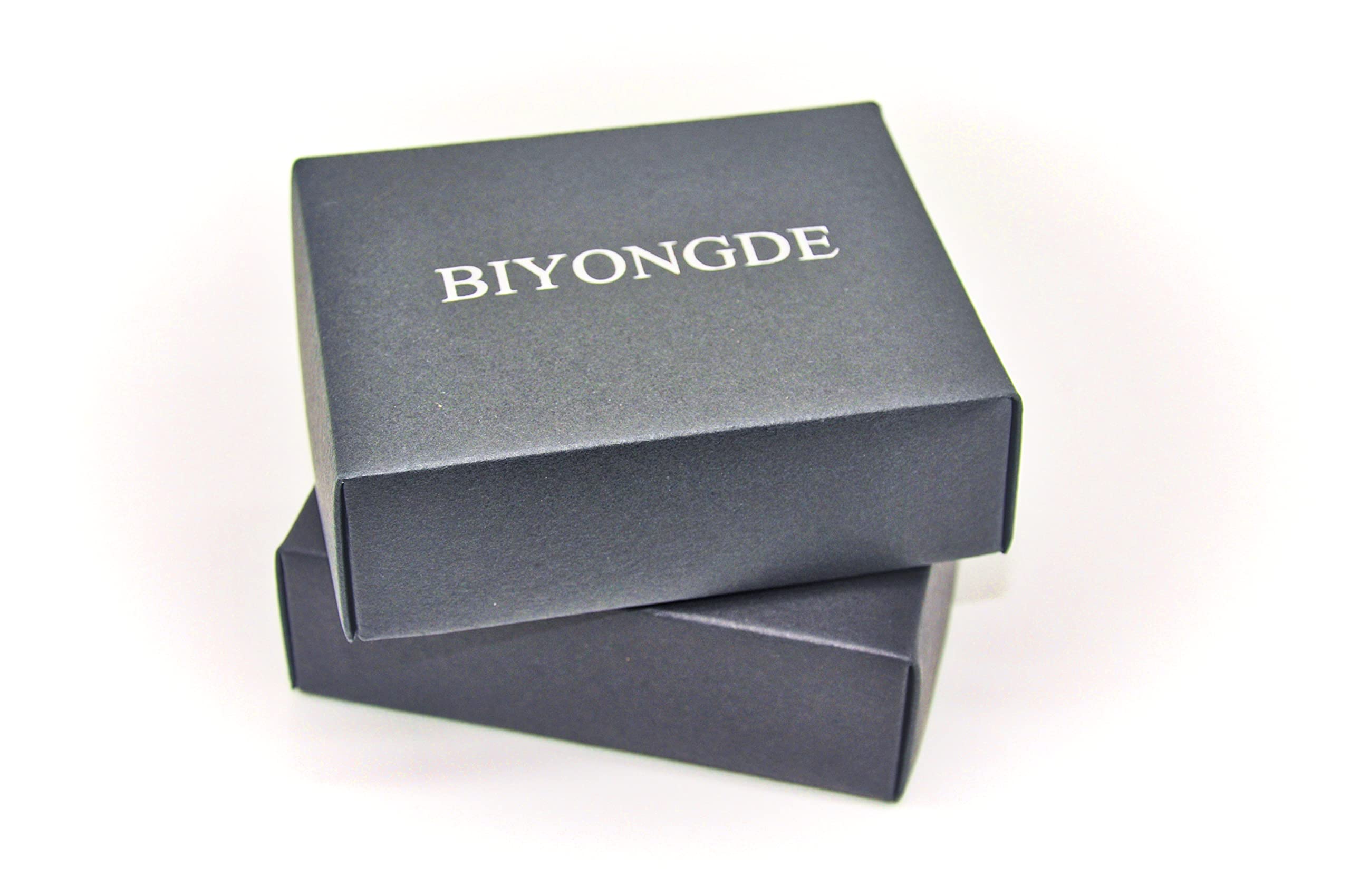 BIYONGDE Red Nautical Woven Friendship Rope Two-lap Wrap String Bangle Bracelet Steel Mens Womens