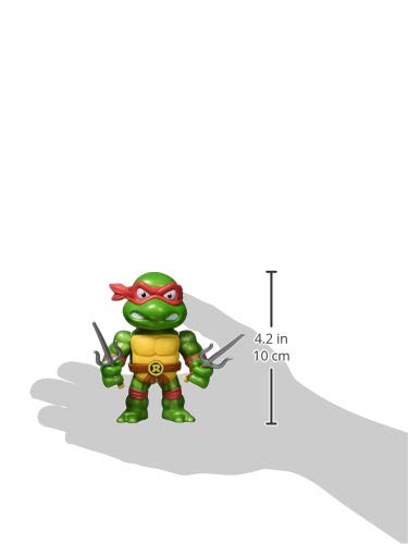 Jada Toys "Teenage Mutant Ninja Turtles 4"" Raphael Die-cast Figure, Toys for Kids and Adults, red