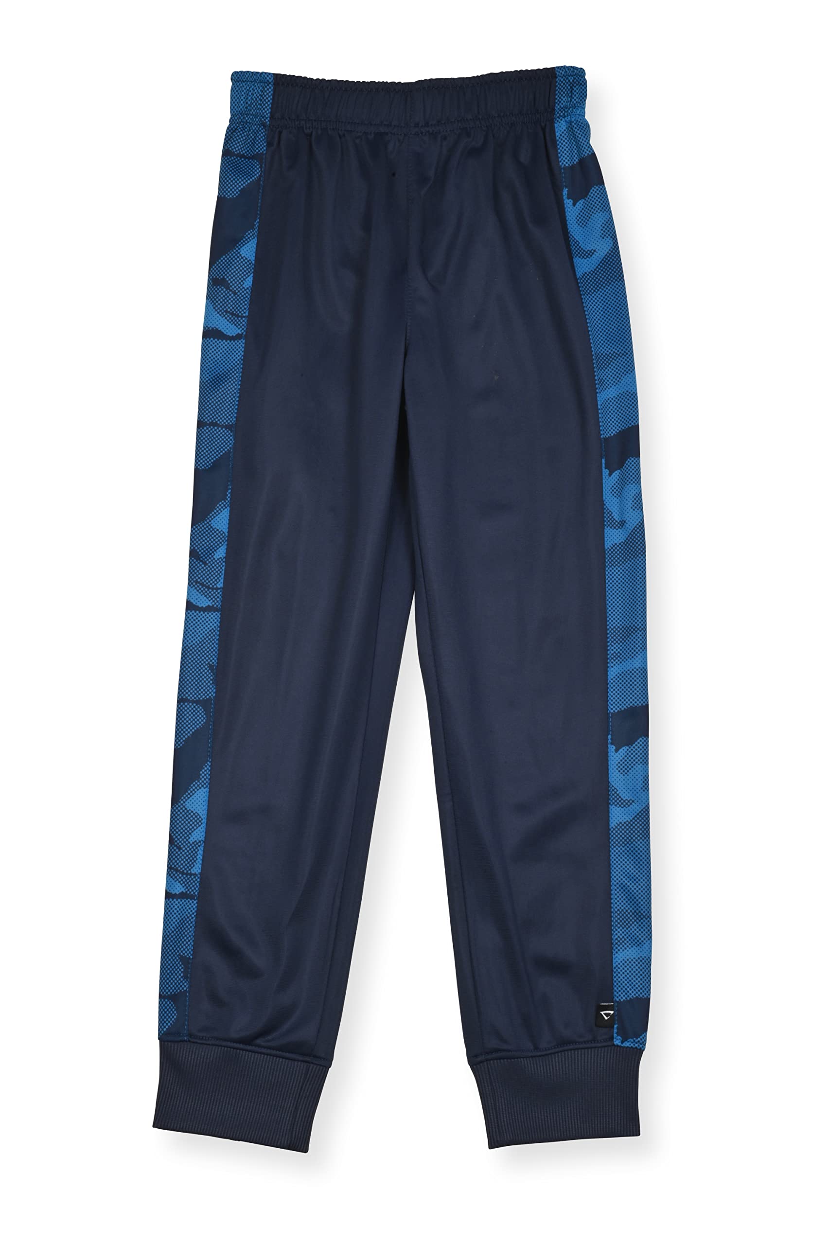 Cheetah Boys 2-Piece Camo Tricot Tracksuit Set, Blue, 10/12