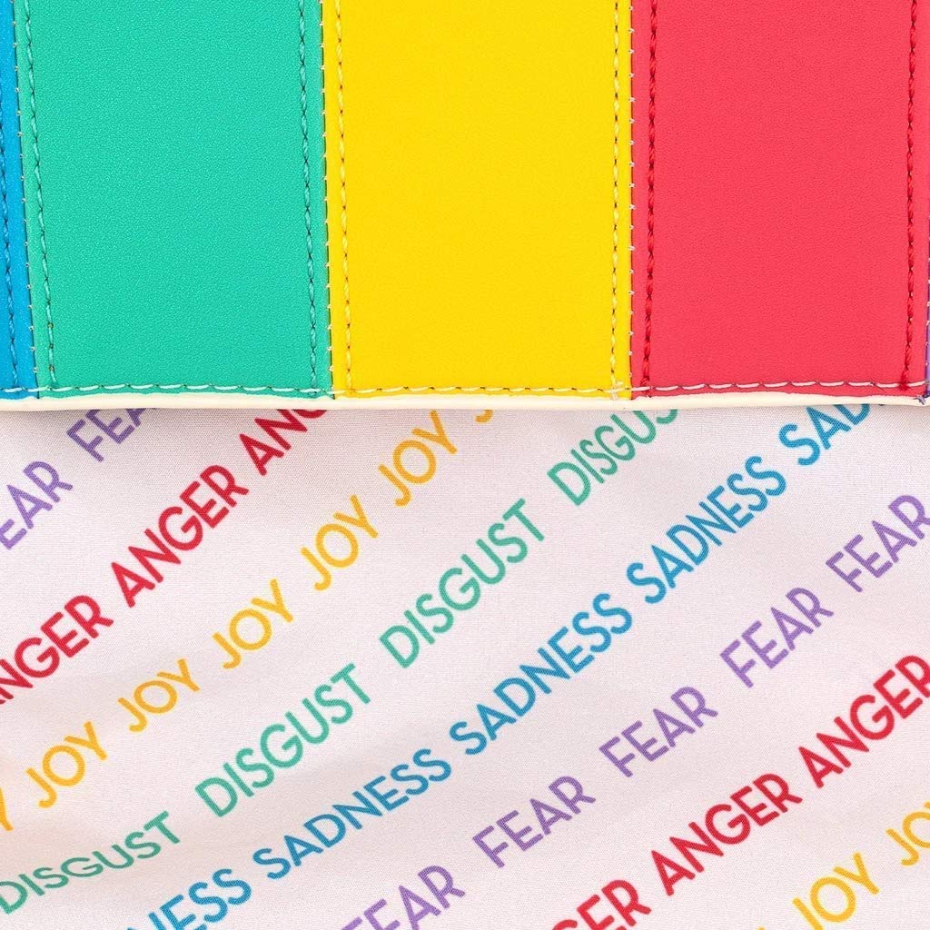 Loungefly x Pixar Inside Out Mixed Emotions Rainbow Crossbody Bag (One Size, Multi)