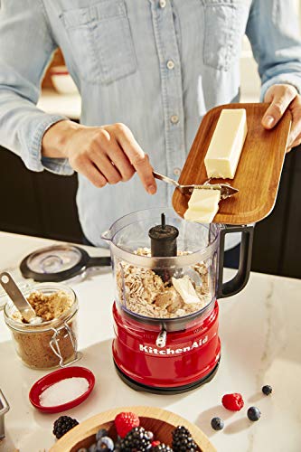 KitchenAid Queen of Hearts Food Chopper KFC3516QHSD, 3.5 Cup, Passion Red