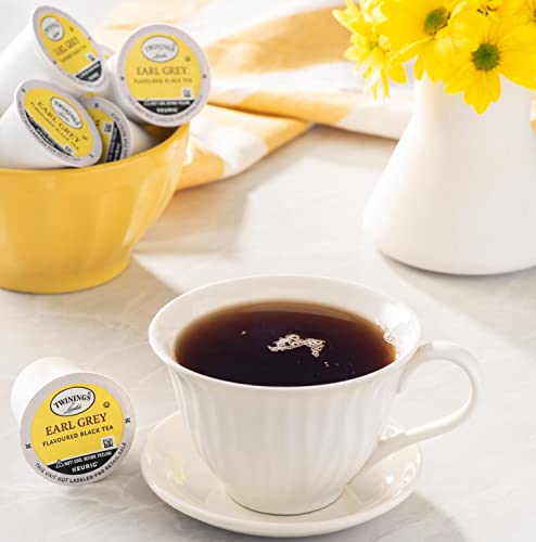 By The Cup Twinings Herbal & Decaffeinated Sampler Assorted Keurig 2.0 K-Cups with By The Cup Honey Sticks, 20 Count