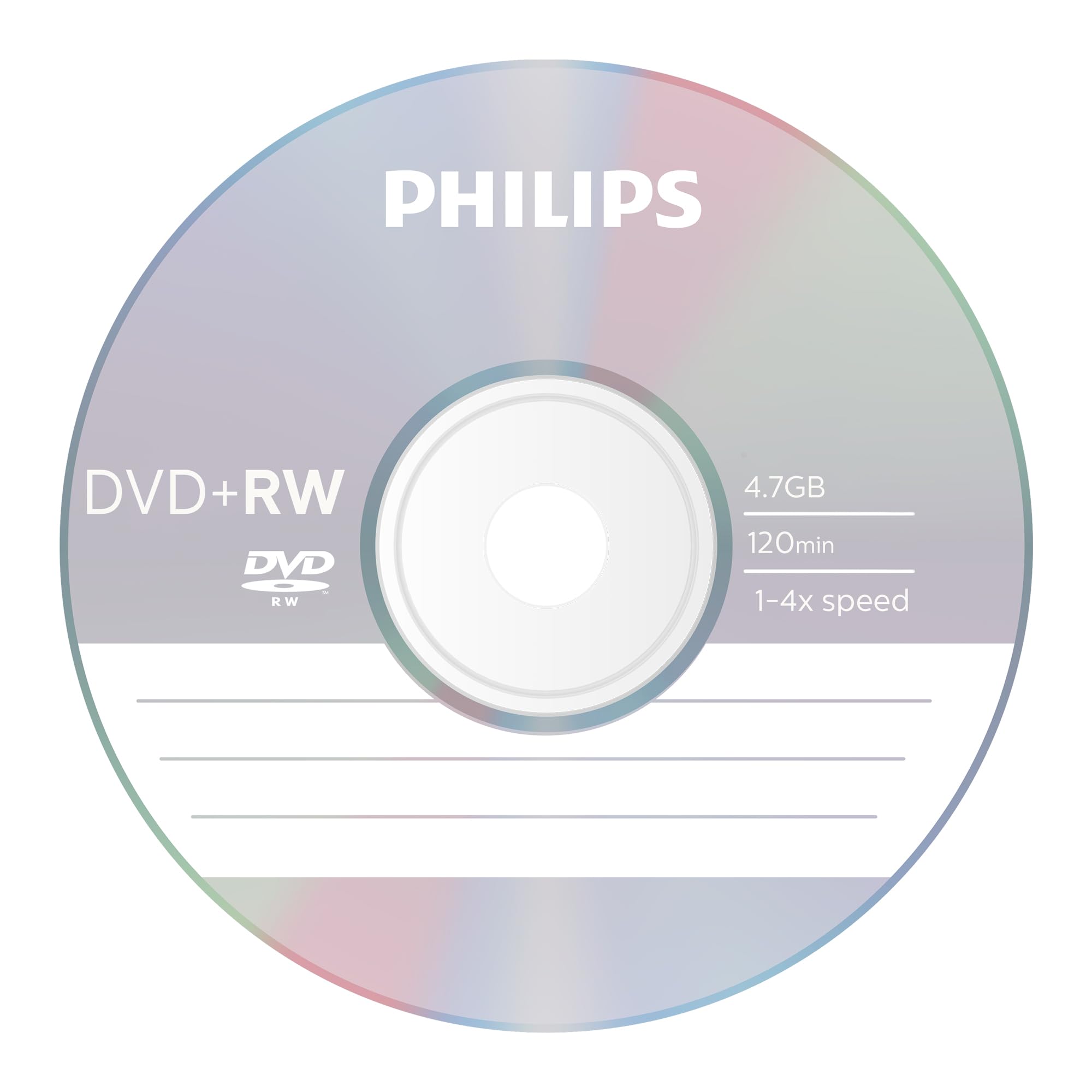 Philips DVD + RW 4.7GB 4X Data/120min 10er Spindel
