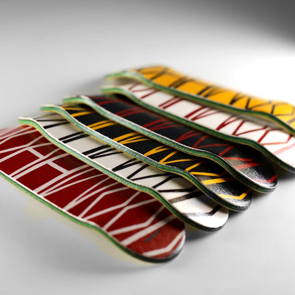 NOAHWOOD Fingerboards 8.0 Deck 100mm X 33mm (White-Red) Deck