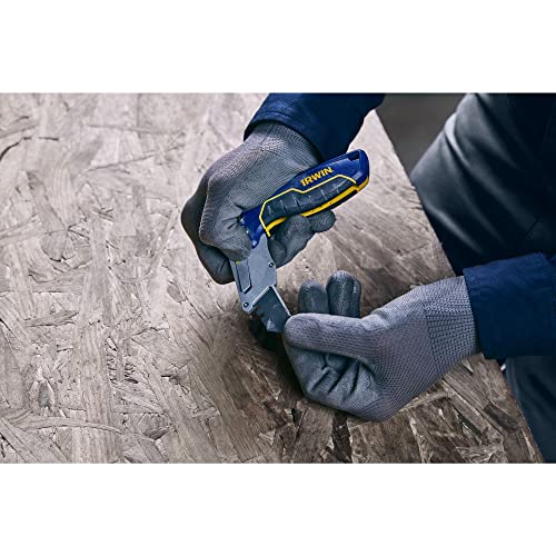 IRWIN Utility Knife, Push And Flip Pro Foldable (IWHT10578)