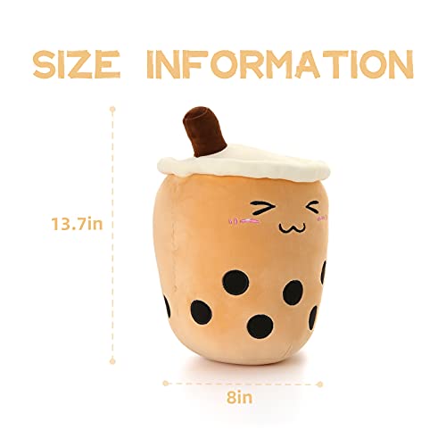 Niuniu 13.7in Squishy Boba Tea Plush Toy - Great Gift for Kids