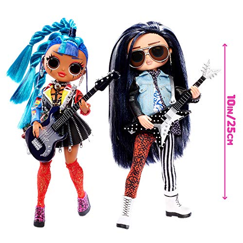 L.O.L. Surprise! O.M.G. Remix Rocker Boi and Punk Grrrl 2 Pack β 2 Fashion Dolls with Music