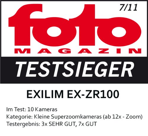 Casio High Speed Exilim Ex-zr100 Digital Camera Black Ex-zr100bk