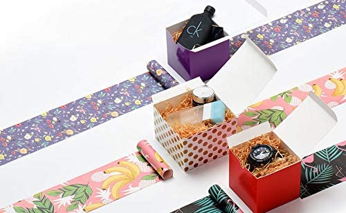 MESHA 50 Pcs Gift Boxes with Lids 6x6x4,Sturdy Bridesmaid Proposal Paper Gift Box for Presents,Recyclable Shipping Gift Boxes Bulk, Party Favor Gift Boxes for Mother's Day,Wedding,Graduation,Birthday