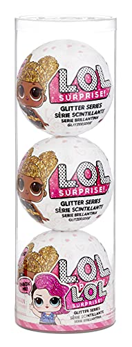 L.O.L. Surprise! Glitter Series Style 3 Dolls- 3 Pack, Each with 7 Surprises Including Outfits Accessories, Re-Released Collectible Gift for Kids, Toys for Girls and Boys Ages 4 5 6 7+ Years Old