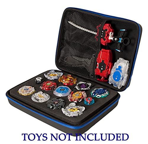 MONGPIENS Bey Battling Tops Soft Carrying Case Waterproof Storage Organizer for Burst Blade Spinning Top and Launcher (Medium)