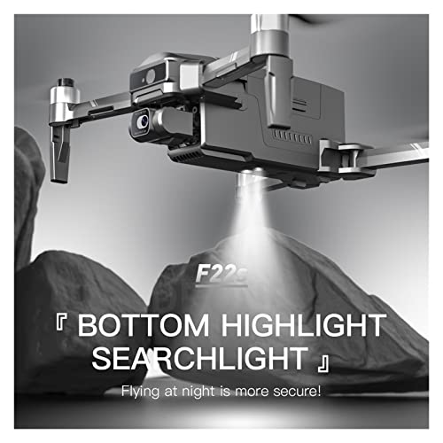 LEVABE F22s 4K PRO Drone 4K Professional Real 4K EIS Camera Laser Obstacle Avoidance 3.5KM Distance Flight RC Quadcopter Drones (Color : F22s 4K-1B-Foam Box)