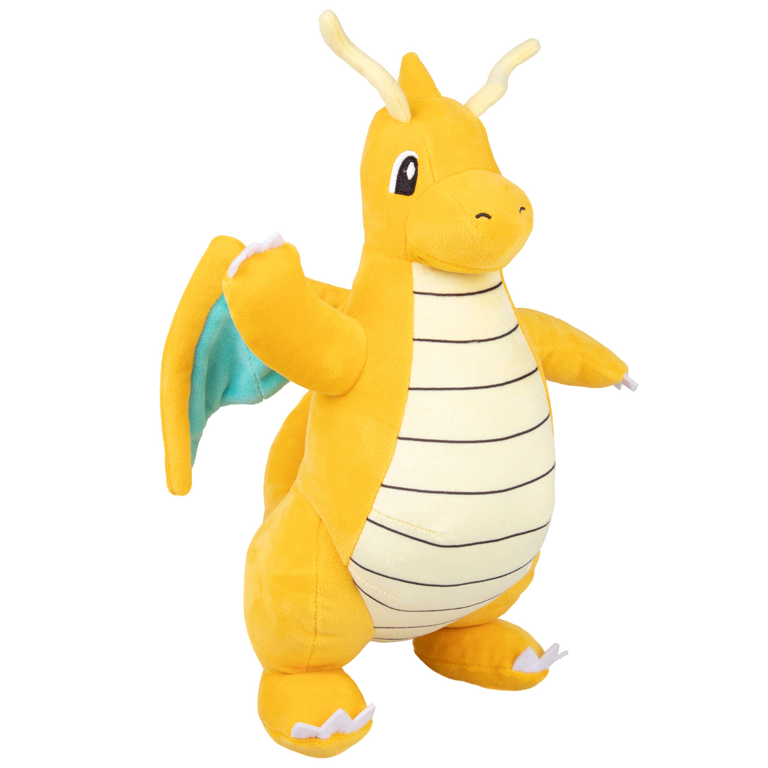 PokƩmon 12" Dragonite Plush - Officially Licensed - Generation 1 Dratini & Dragonair Evolution - Authentic Soft Stuffed Animal Toy - Easter Basket Stuffer Gift for Kids, Boys, Girls - 2+