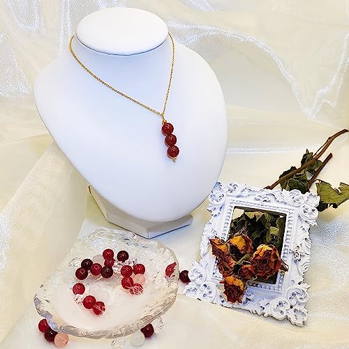 Gaspletu 1200PCS Glass Beads for Jewelry Making, 24 Colors 8mm Crystal Beads Bracelets Making Kit, 2 Box Round Beads Suitable for Beginners