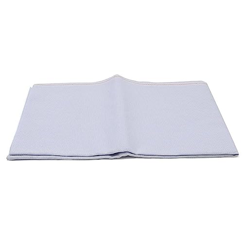 HomeSoGood Aida Cloth 11 Count White Classic Reserve Aida Cloth,39 x 59 Inch Big Size White Aida Cross Stitch Fabric