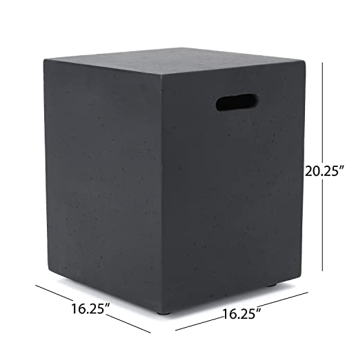 Christopher Knight Home Caroline Outdoor Fire Pit, Dark Gray