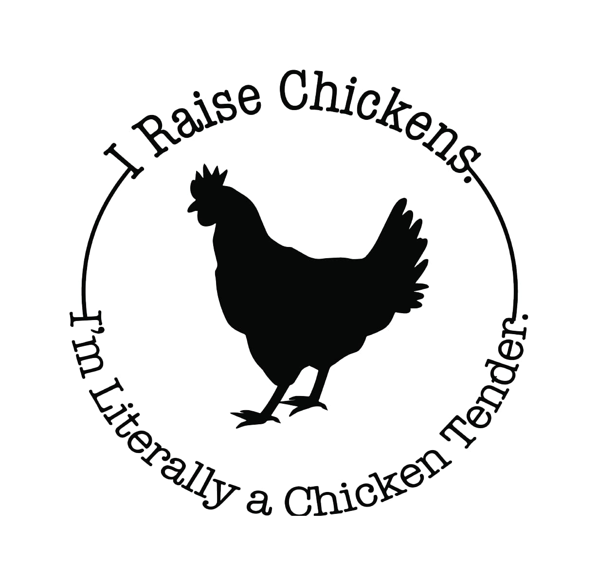 Chicken Lady Magnet. I Raise Chickens. I'm Literally A Chicken Tender 4. in Refrigerator Magnets – Funny Magnets for Fridge Dishwasher, Whiteboard, Toolbox or Car and Truck |PM588|