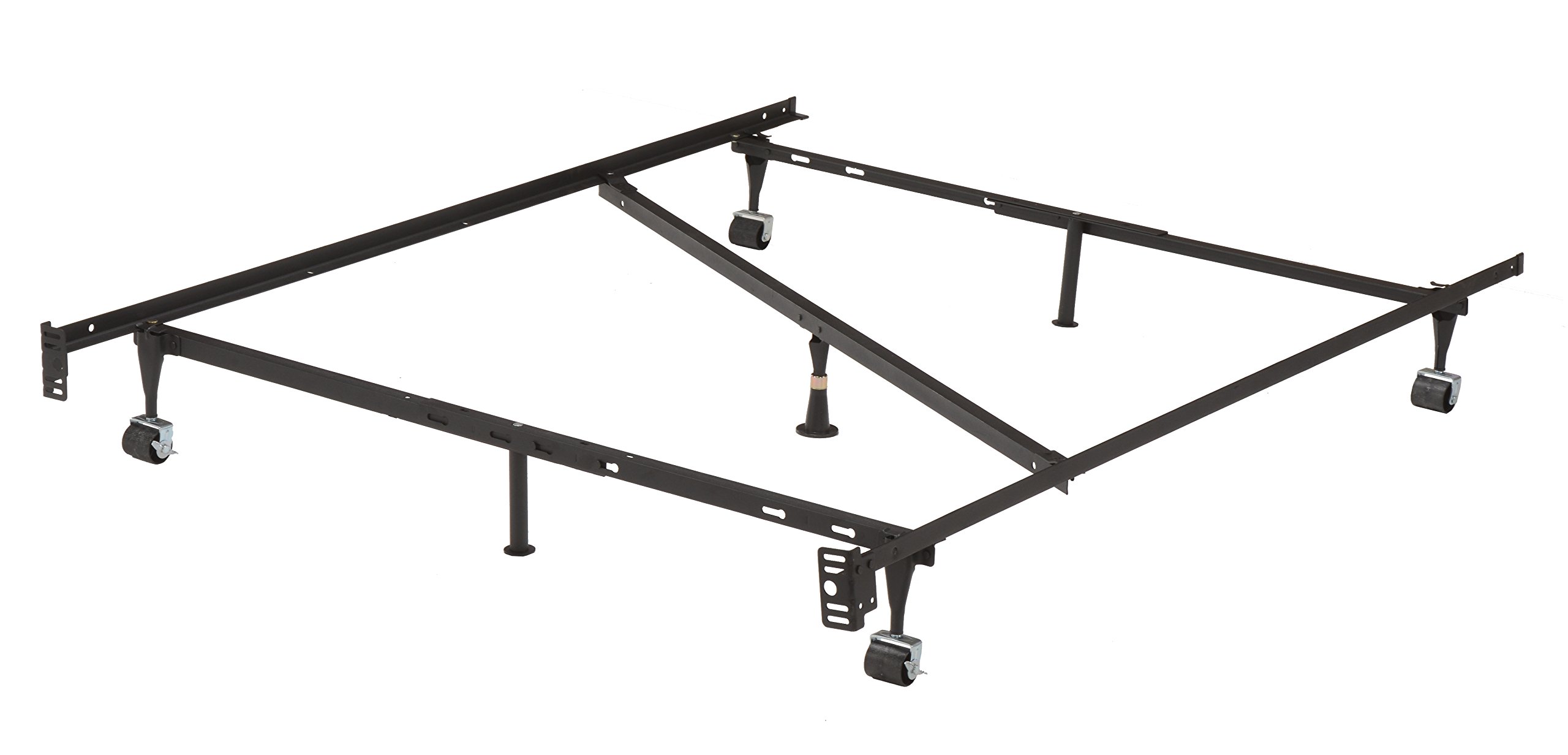 KB Designs β 7 Leg Adjustable Metal Bed Frame with Center Support Legs, Queen/Full/Full XL/Twin/Twin XL Beds