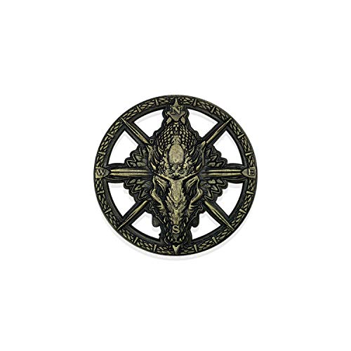 Norse Foundry Metal Dragon Compass 45mm RPG Adventure Compass