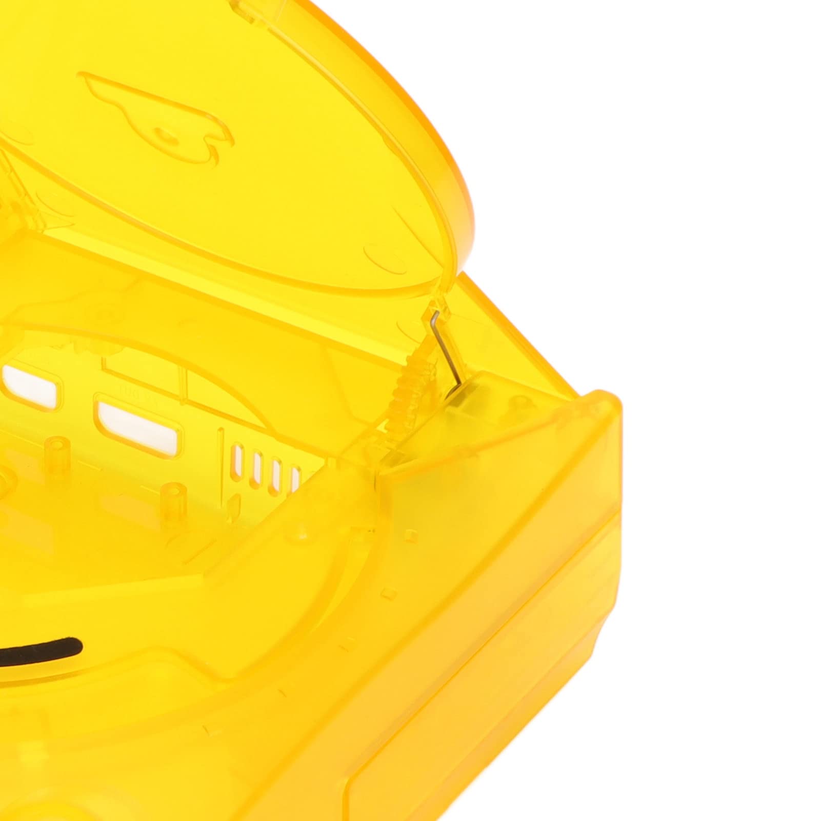 Translucent Plastic Case, Shock Absorbing Plastic Housing Shell Yellow for SEGA Dreamcast DC