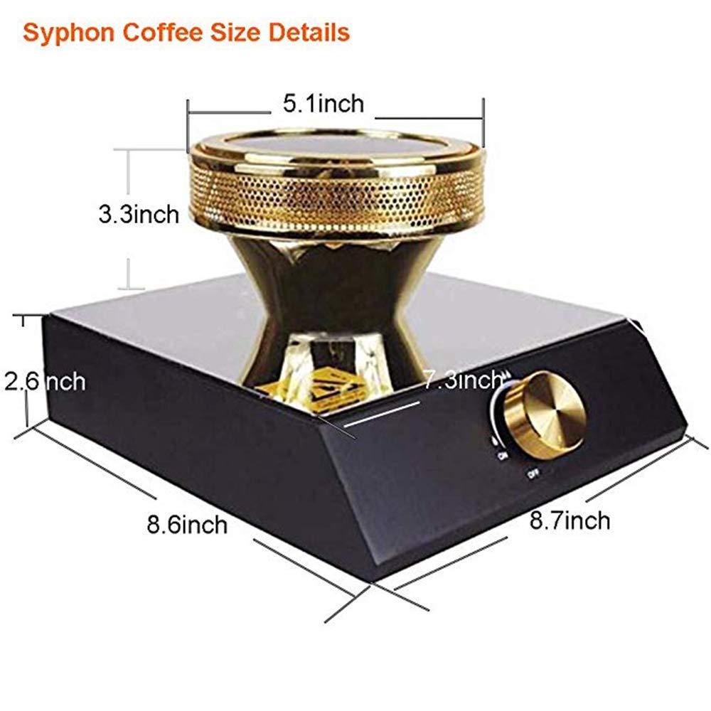 Halogen Beam Heater Burner Infrared Heat for Hario Yama Syphon Coffee Maker 110V 400W