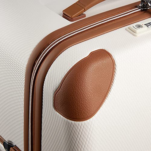 DELSEY Paris Chatelet Hardside 2.0 Luggage with Spinner Wheels, Angora, Checked-Medium 24 Inch