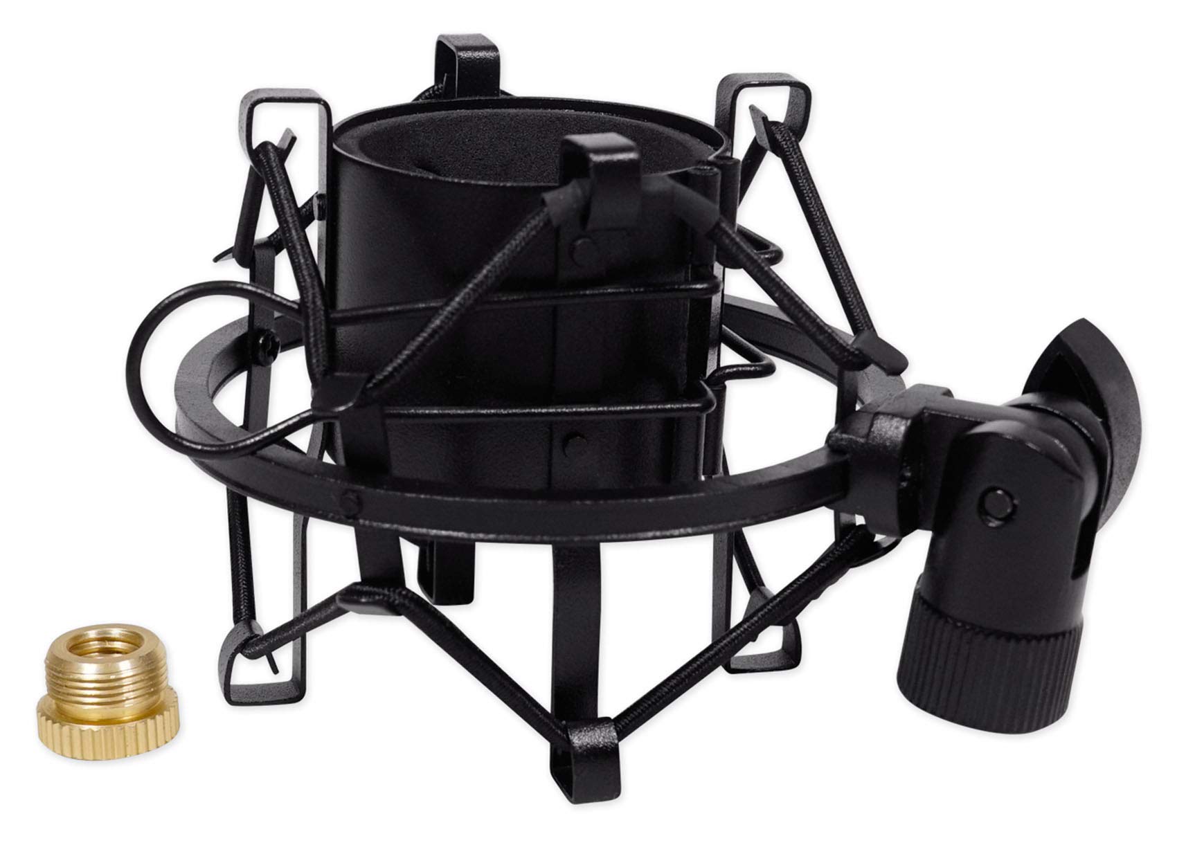 Rockville RockShock Black Studio Condenser Microphone Metal Shock Mount w/Foam