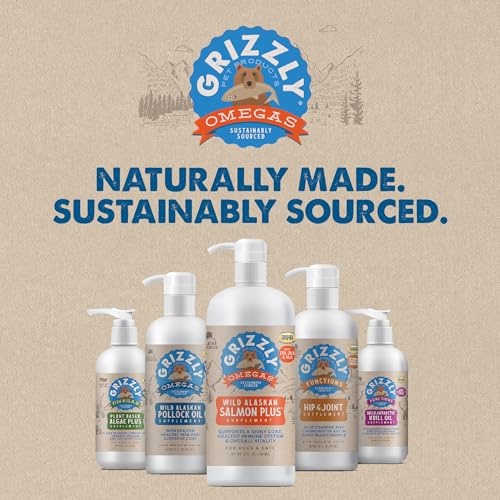 Grizzly Pollock Oil Supplement for Dogs, 32-Ounce