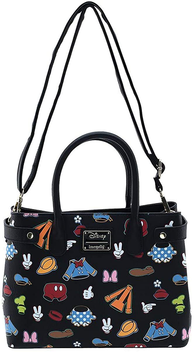 Loungefly x Disney Classic Character Clothing Crossbody Purse (One Size, Multi)