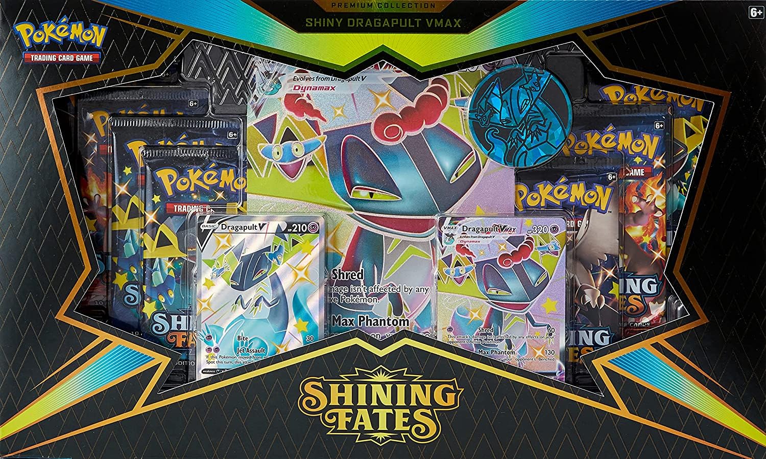 Pokemon TCG: Shining Fates Premium Collection (Shiny Crobat or Shiny Dragapult)