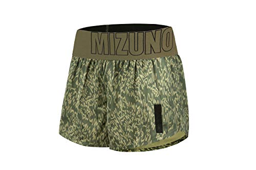 Mizuno Women's Gym Shorts by x Ronda Rousey, Judoka Short, Martial Arts Athletic Shorts, Grape Leaf, Medium